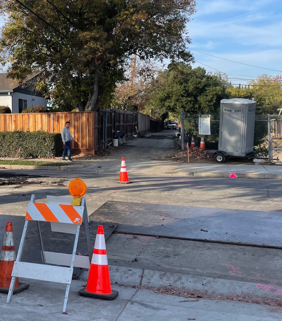First Look: Crosswalk Construction on Regnart Trail | Walk Bike Cupertino