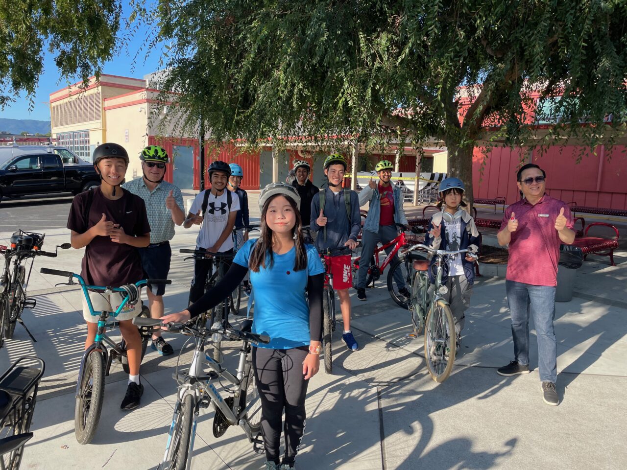 Bike Bus Event at Cupertino High School | Walk Bike Cupertino