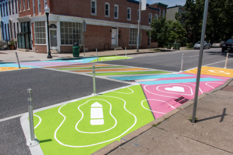 Painted crosswalks: a new trend for safety and fun | Walk Bike Cupertino