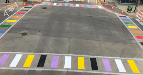Painted crosswalks: a new trend for safety and fun | Walk Bike Cupertino