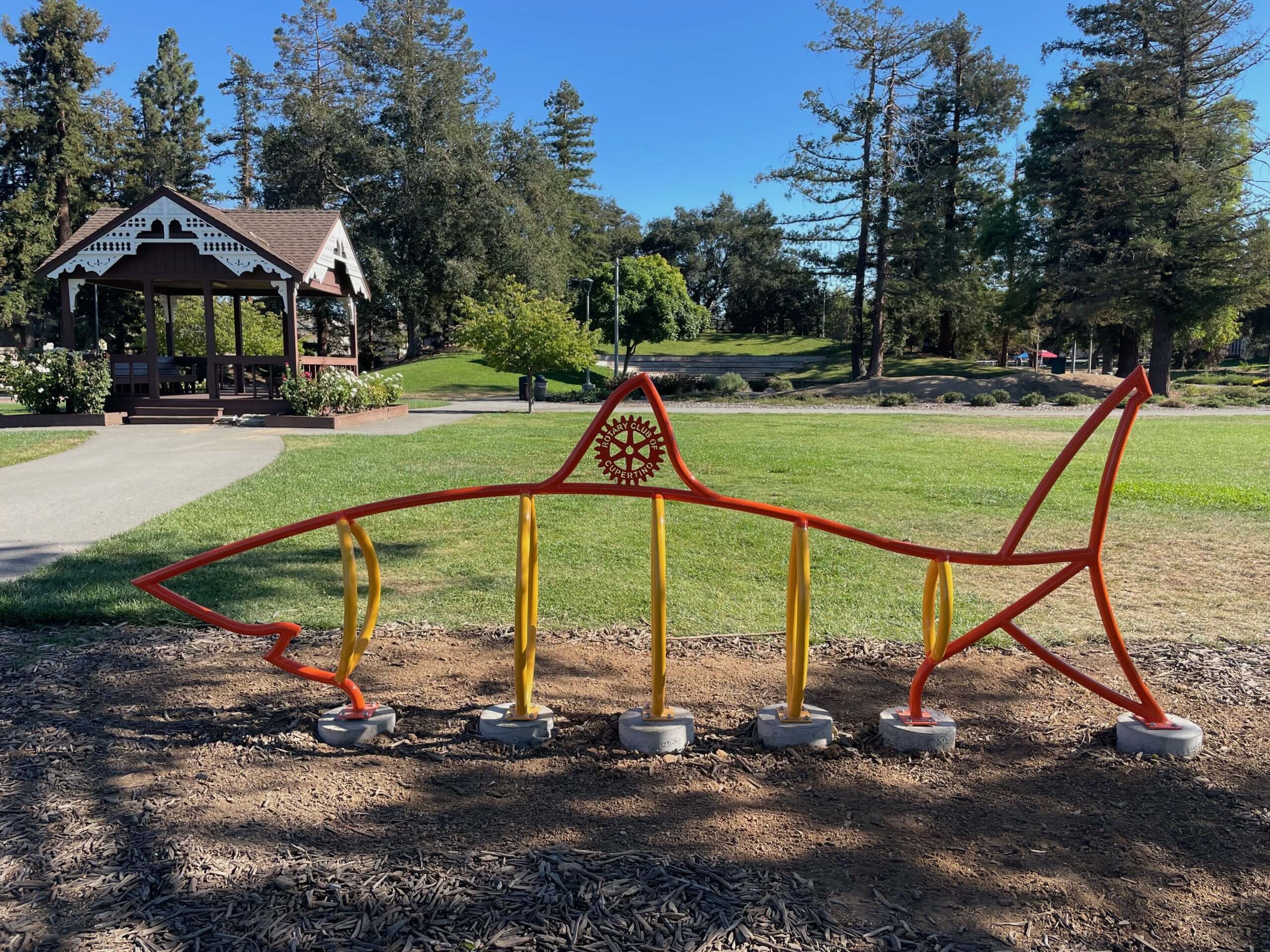 A Shark Has Landed in Memorial Park | Walk Bike Cupertino